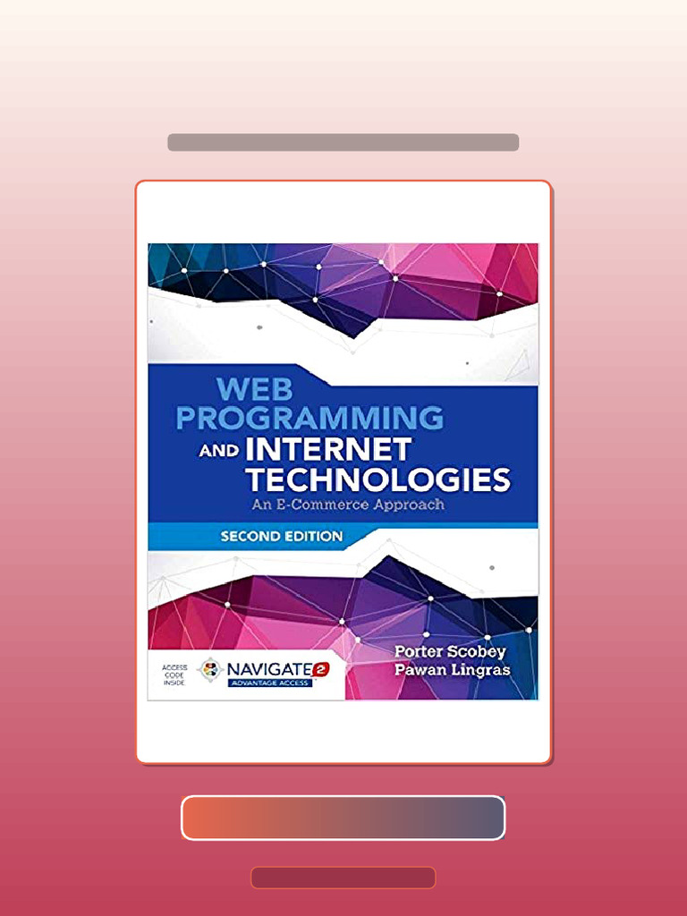 Web Programming and Internet Technologies 2nd Edition by Porter Scobey Pawan Lingras 244097 ...