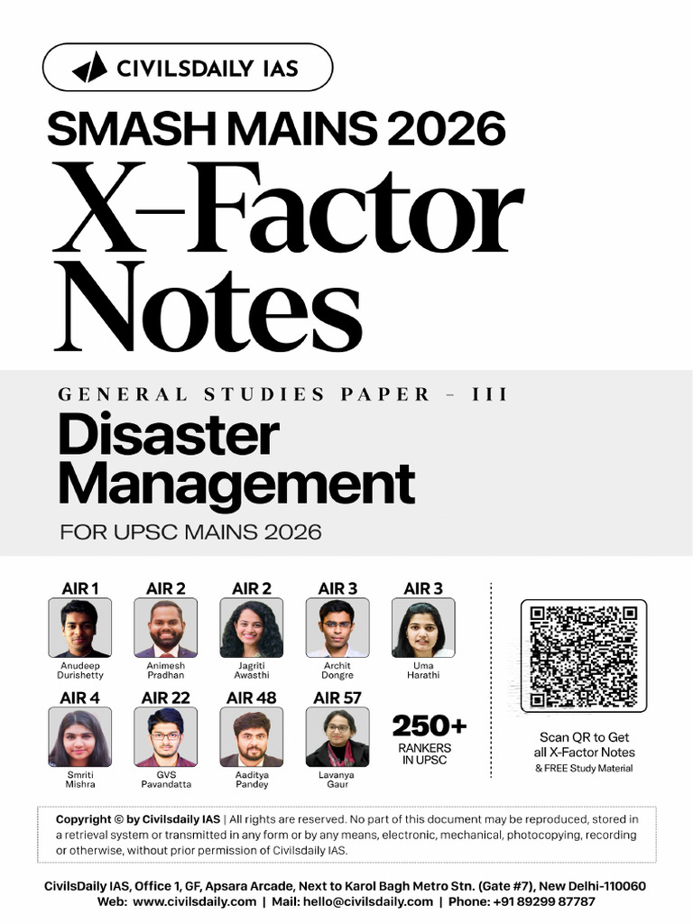 X-Factor'26 Disaster Management | PDF | Flood | Tsunami