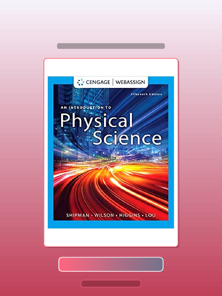 Test Bank for an Introduction to Physical Science 15th Edition by Jerry ...
