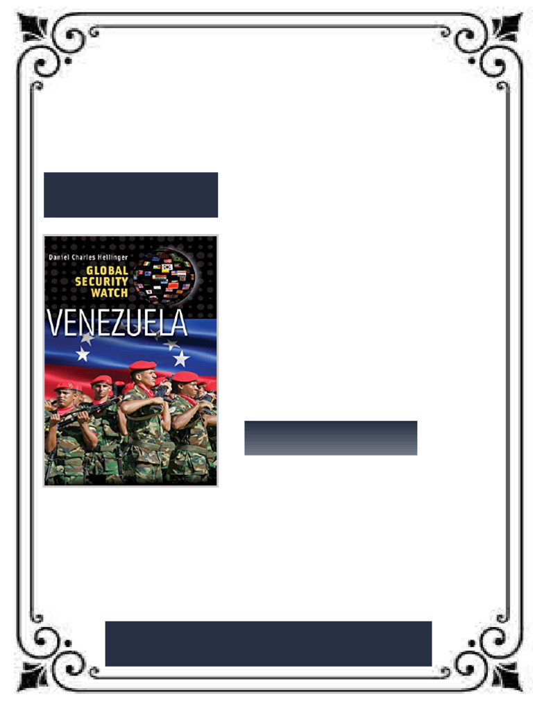 Global Security Watch Venezuela Praeger Security International Daniel ...