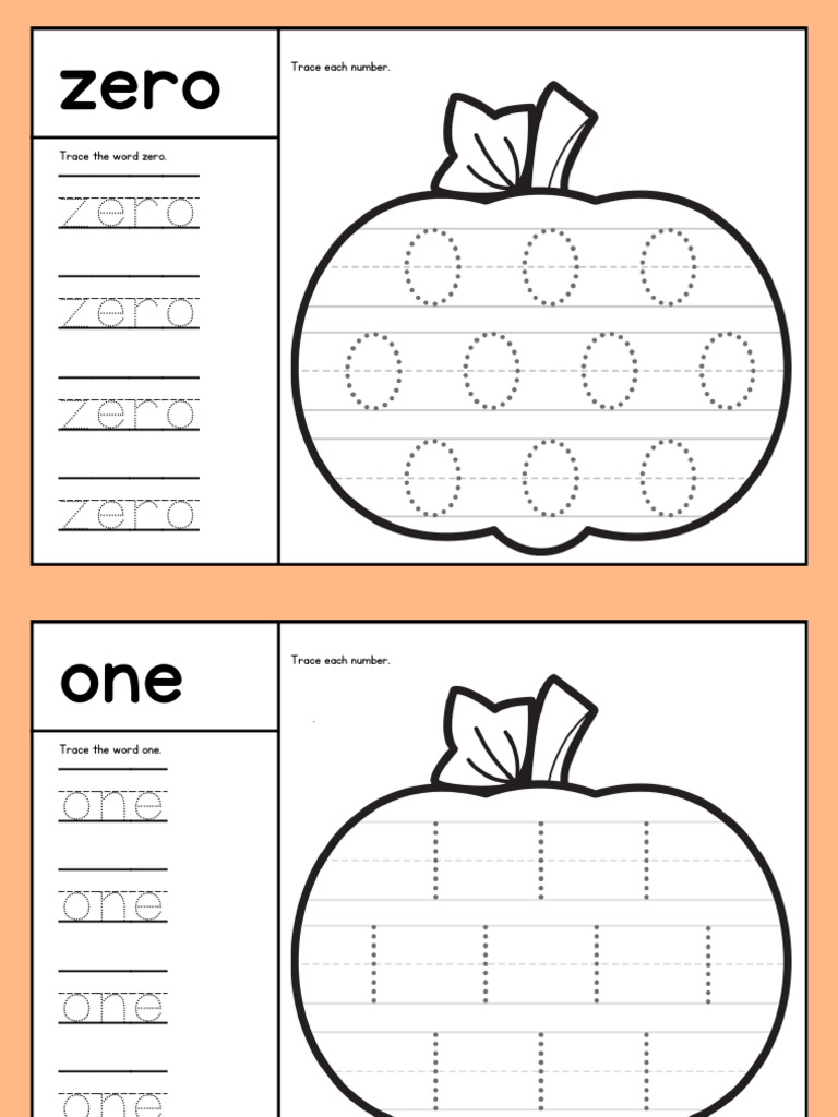 Supplementary Practice From 0 to 10 | PDF