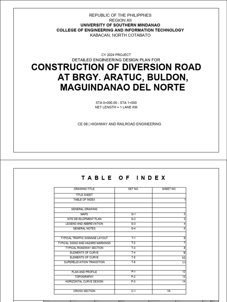 a3 Highway Design | PDF | Concrete | Road Surface