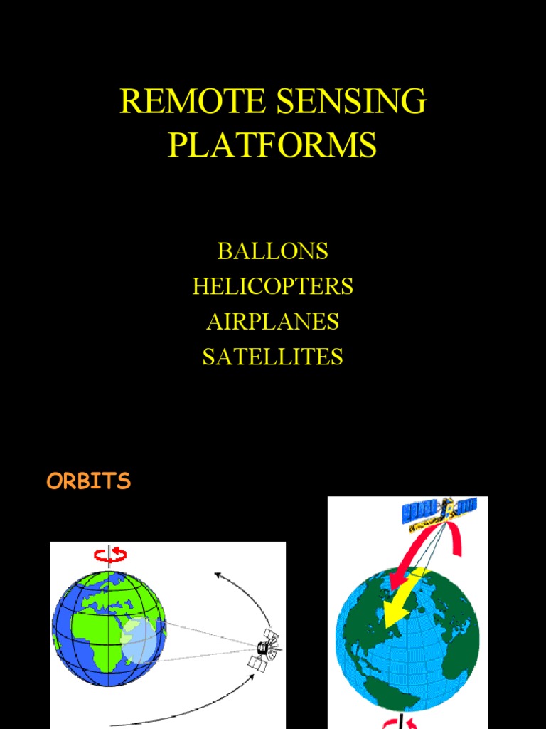 Overview of Remote Sensing Platforms | PDF | Infrared | Satellite