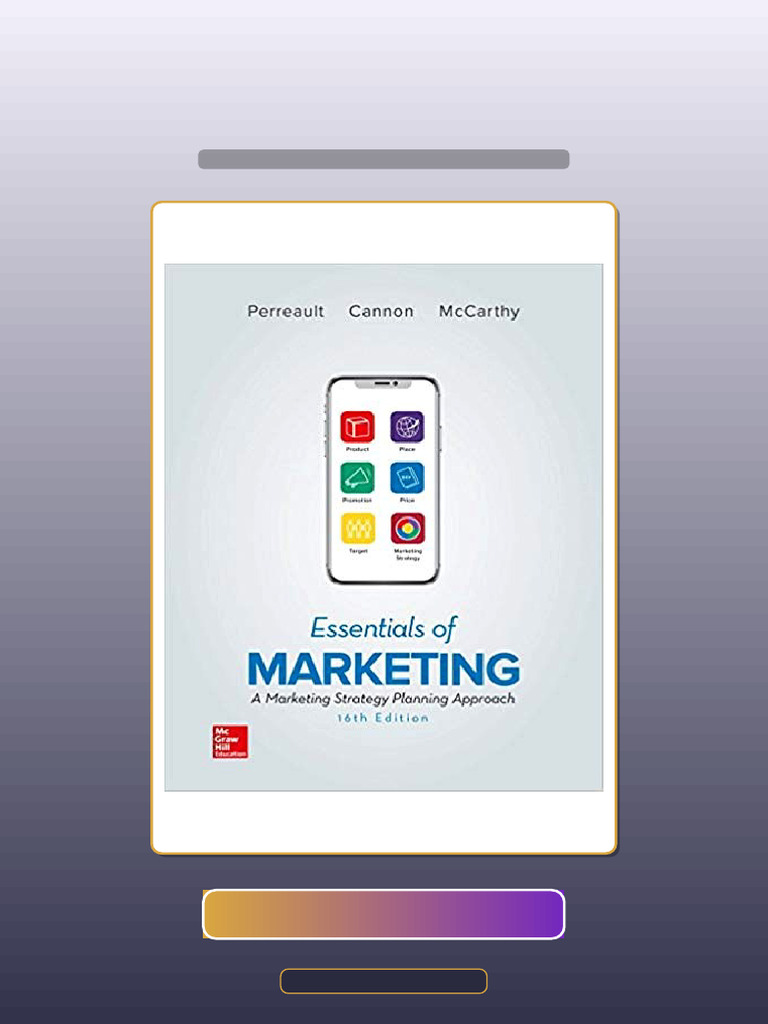 Test Bank for Essentials of Marketing 16th Edition by William D ...