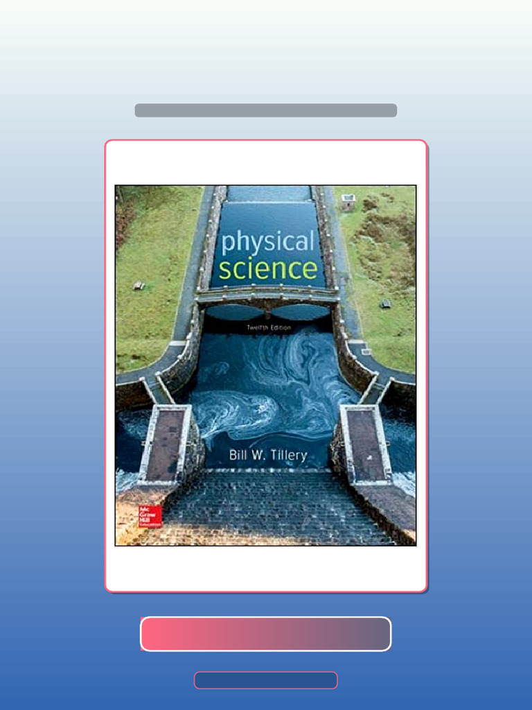 Test Bank for ISE Physical Science 12th Edition by Bill Tillery | PDF ...