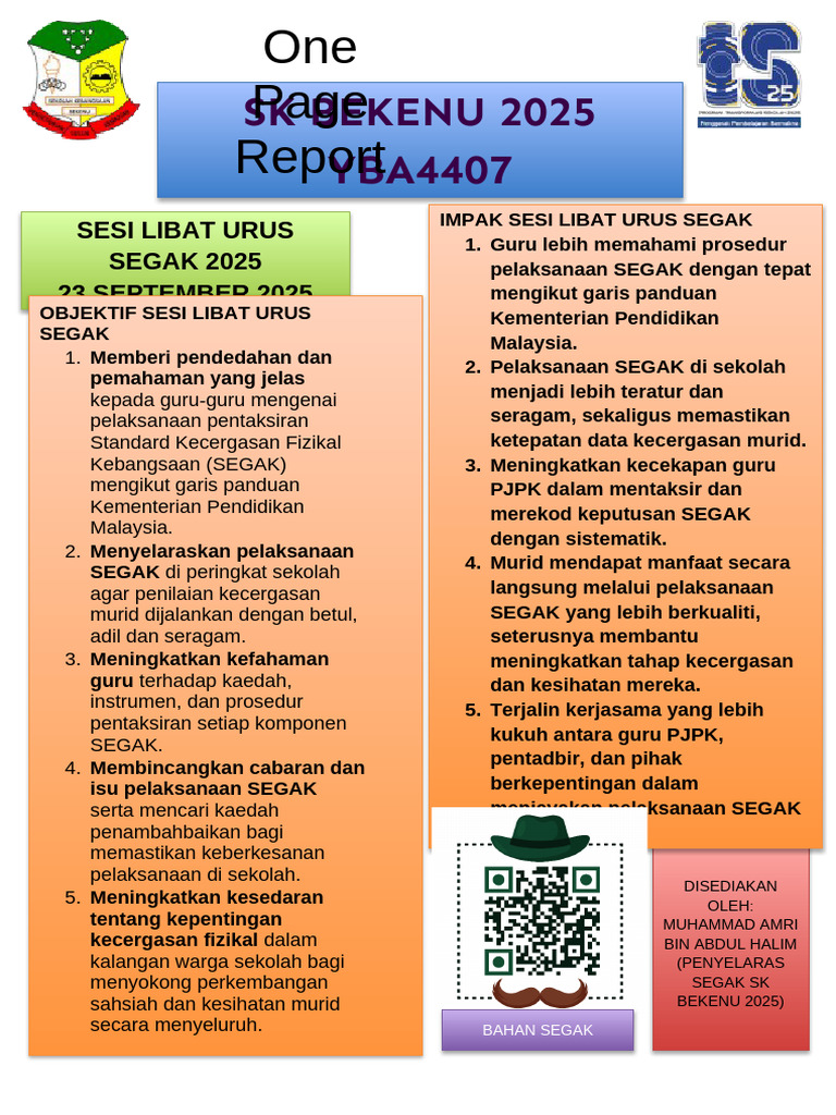 OPR Libat Urus Segak 2025 | PDF