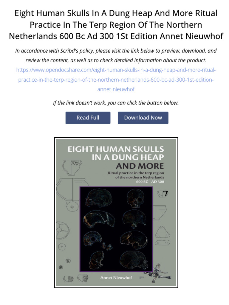 Eight Human Skulls In A Dung Heap And More Ritual Practice In The Terp ...