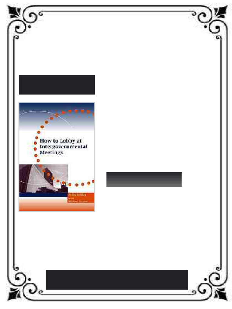 How to lobby at intergovernmental meetings mine s a caffe latte Dodds ebook accessible full ...