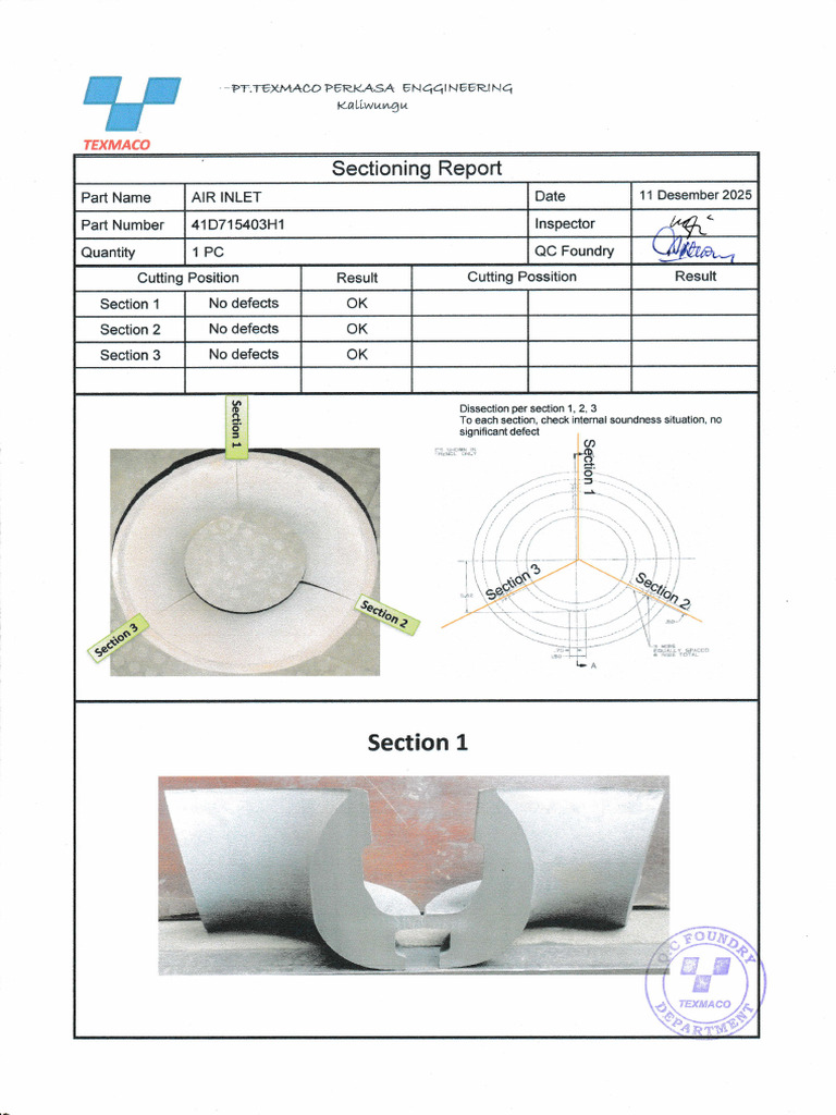 Cut Section Air Inlet-41D715403H1 | PDF
