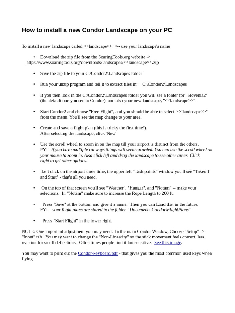 Landscape Install | PDF