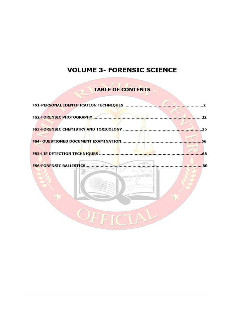 New v3-Forensic Science(1) | PDF | Fingerprint | Skin
