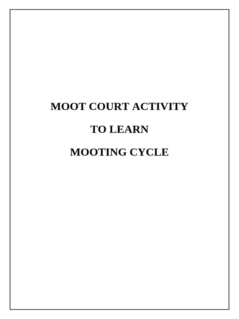 Moot Court Activity | PDF | Negligence | Duty Of Care