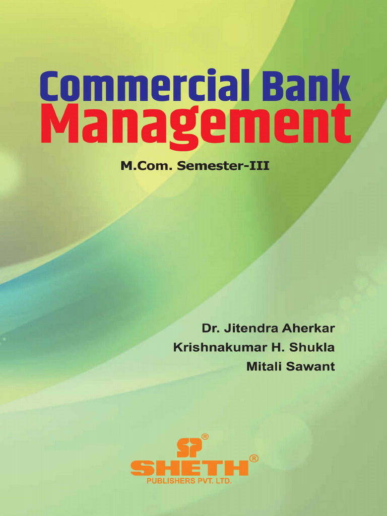Commercial Bank Management_ (Z-Library) | PDF | Banks | Overdraft