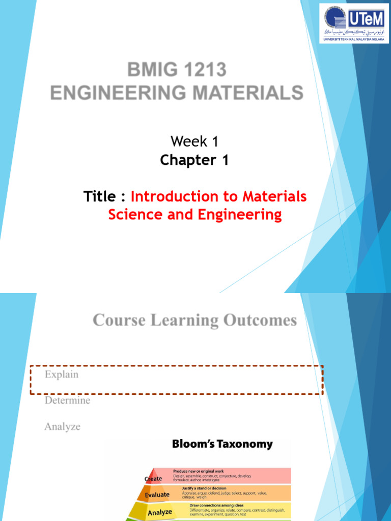 CHAPTER 1_Introduction to Materials Science and Engineering | PDF | Materials Science | Engineering