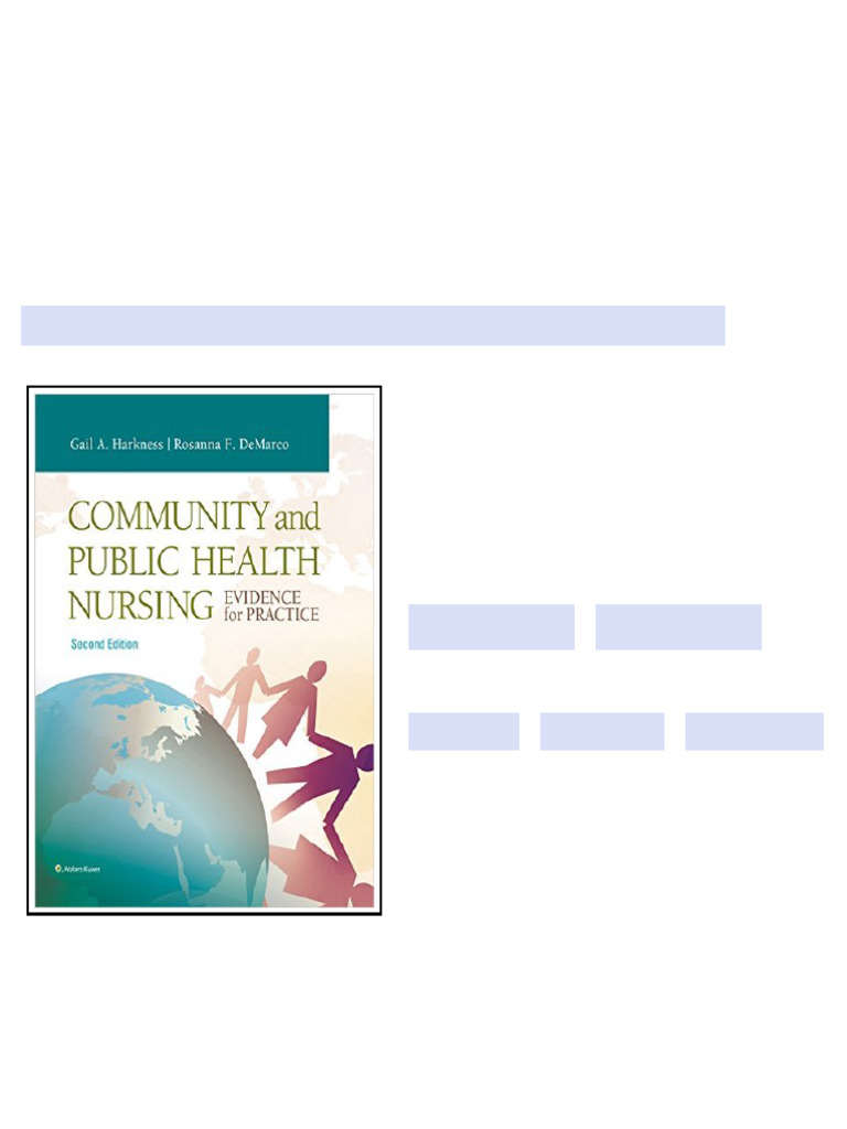 Community and Public Health Nursing 2nd Edition Harkness Demarco Test ...