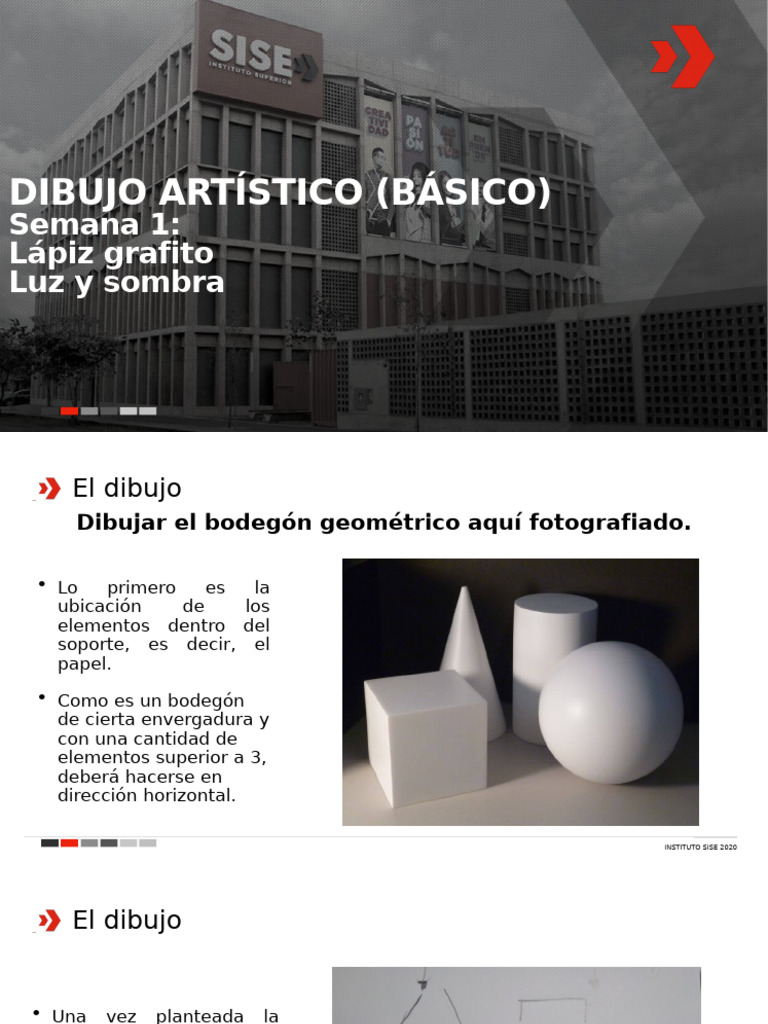 Dibujo Artístico Básico Semana 1 | PDF