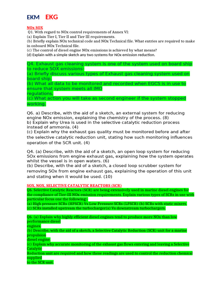 nox sox | PDF | N Ox | Industrial Processes