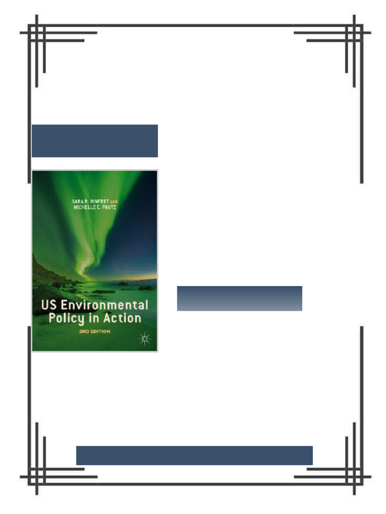 US Environmental Policy in Action Sara R. Rinfret eBook digital ...