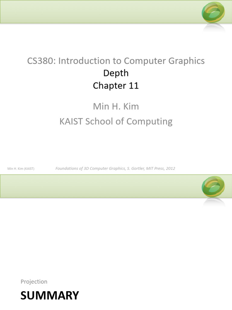 Slide12 Depth v3 | PDF | Graphics | Vision