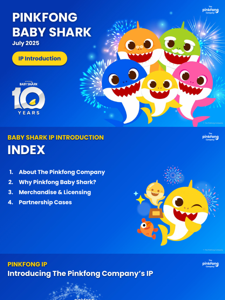 Introducing Baby Shark_July 2025_Global Licensing Team | PDF | You Tube ...