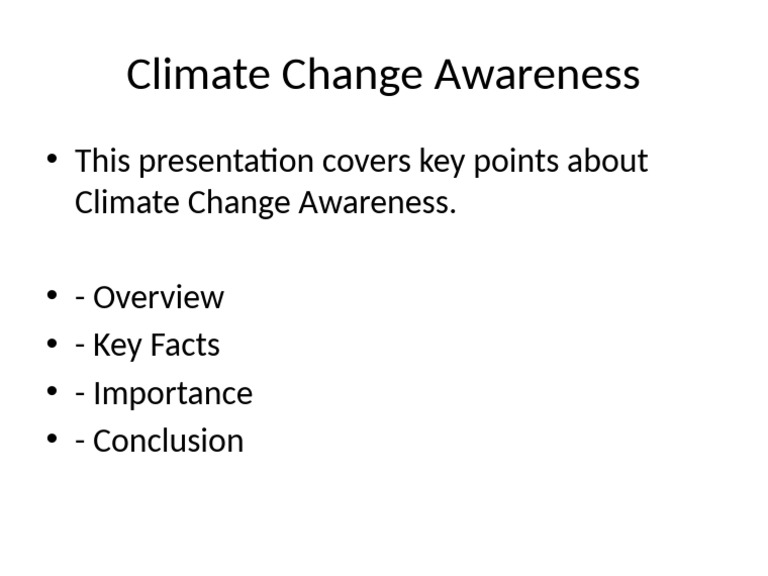 Climate_Change_Awareness | PDF