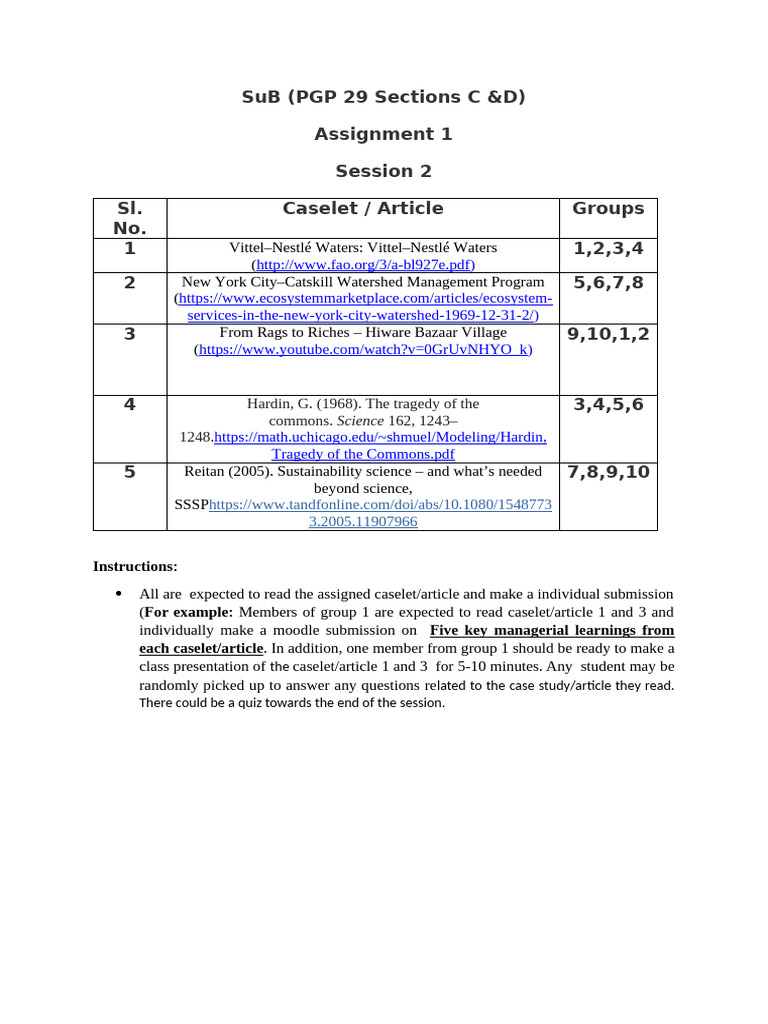Group Assignment - 1-Updated | PDF