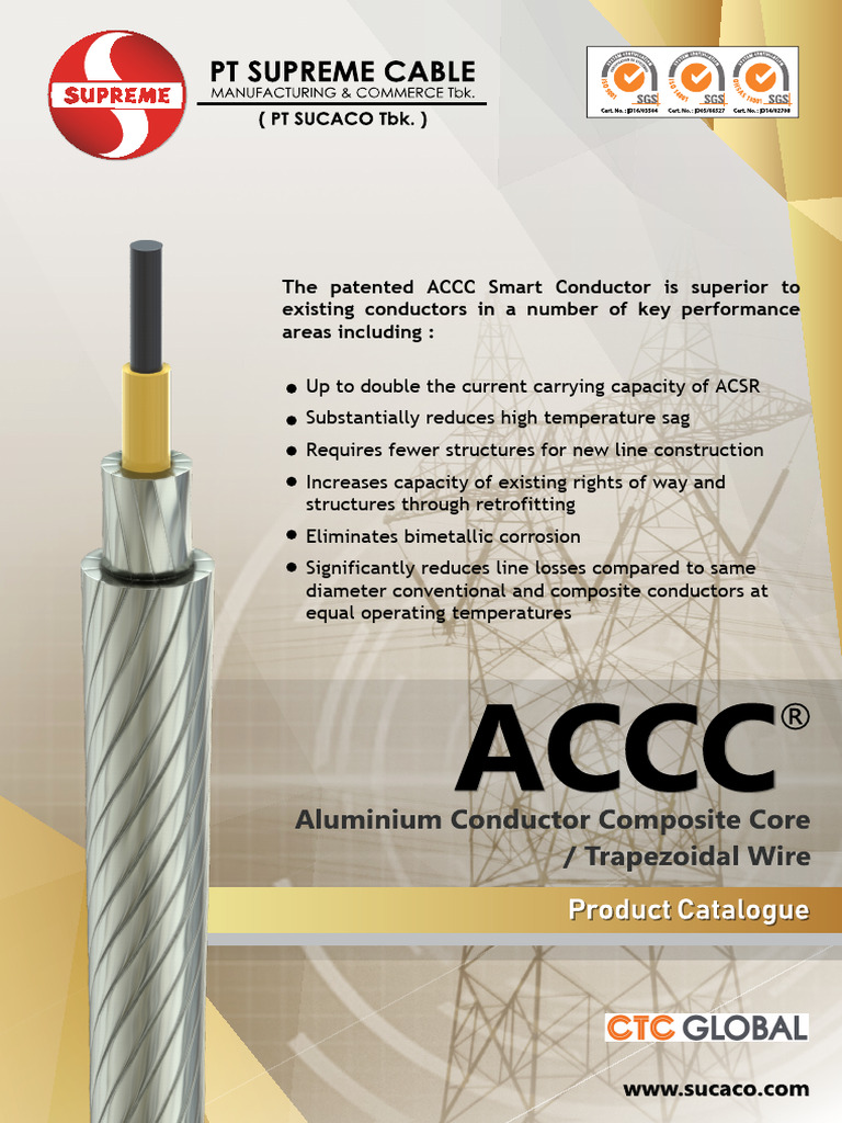 Accc Supreme Cable | PDF | Electricity | Electrical Engineering