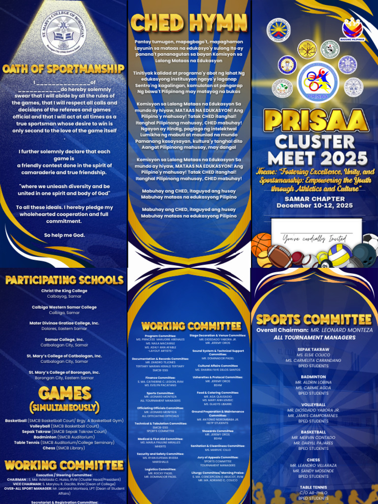 PRISAA-Program_20251205_163601_0000 | PDF | Sports