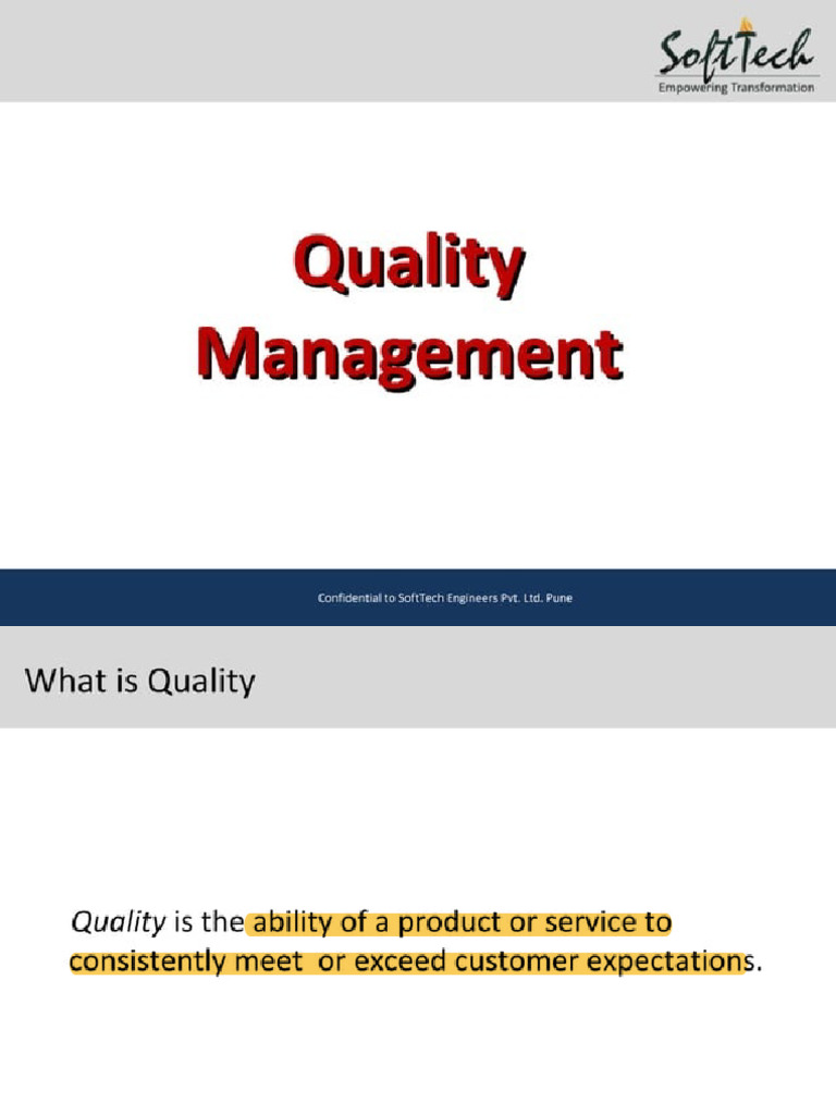 Copy-Quality Management PPT | PDF