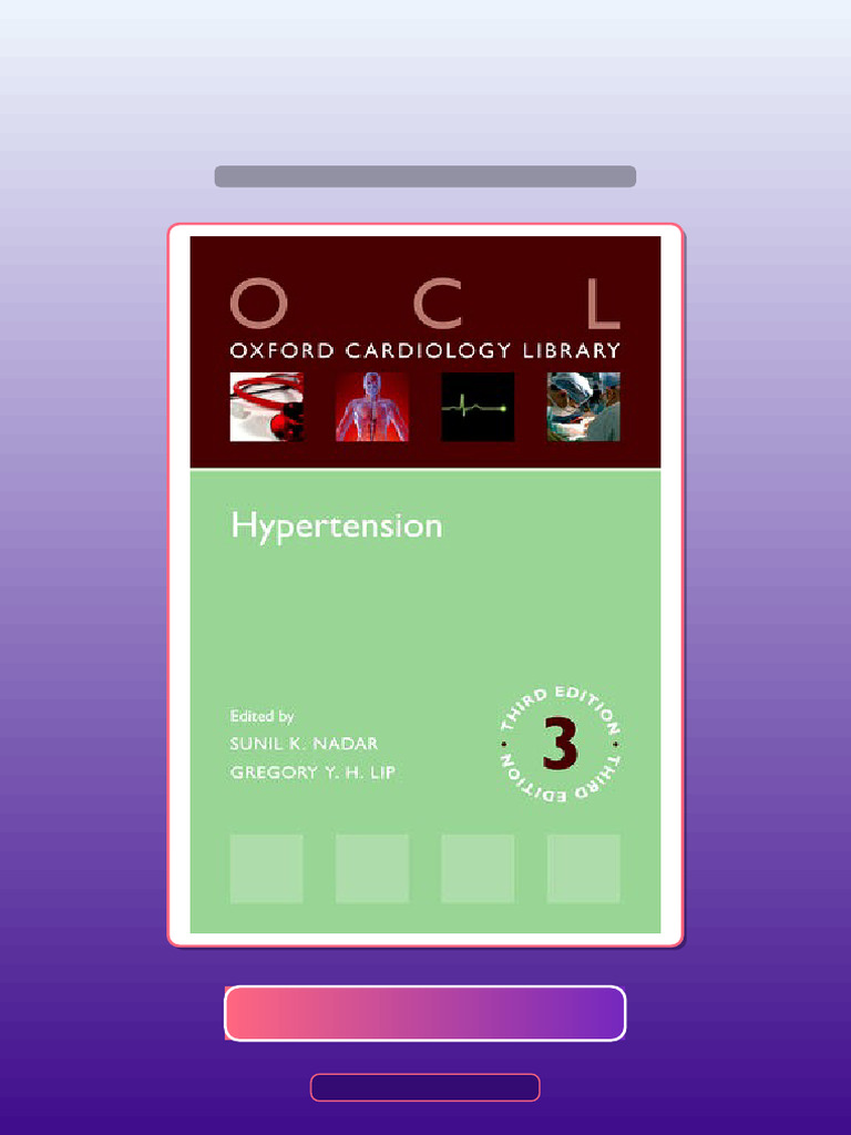 Test Bank for Hypertension Oxford Cardiology Library 3E Sunil Nadar ...