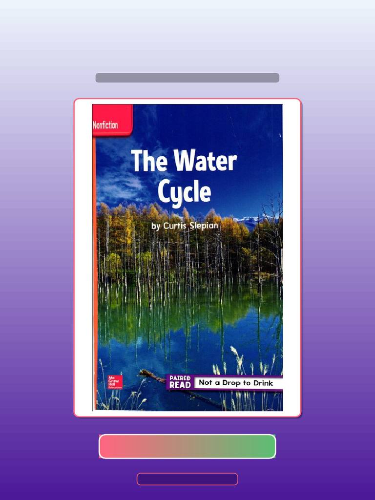 Test Bank for the Water Cycle Curtis Slepian | PDF | Multiple Choice ...
