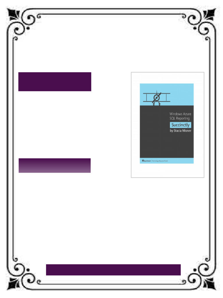 Windows Azure SQL Reporting Succinctly Stacia Misner ebook high ...