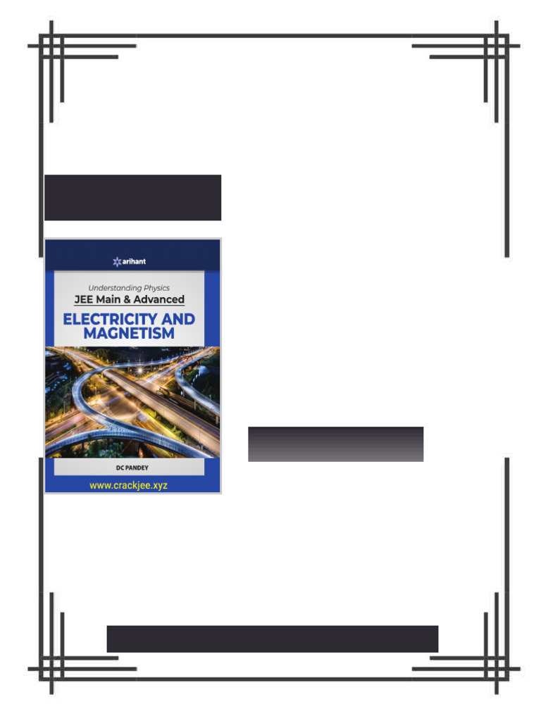 Understanding Physics JEE Main Advanced Electricity and Magnetism ...