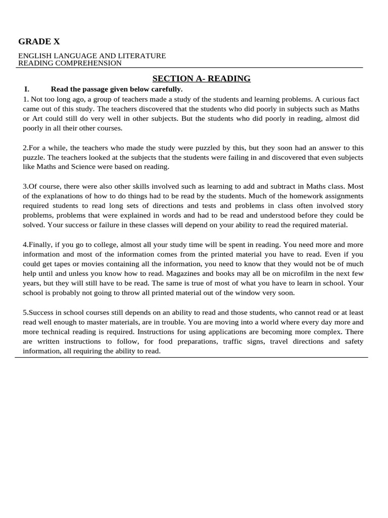 Reading Comprehension Practice | PDF | Brand | Reading Comprehension