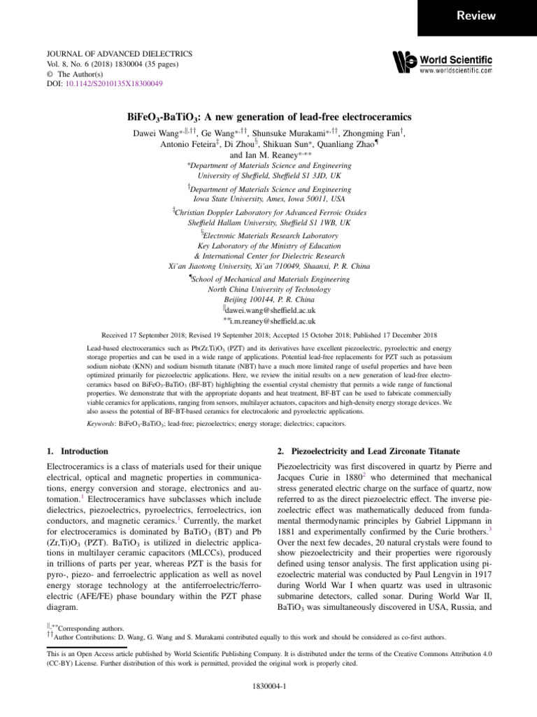2019-BiFeO3-BaTiO3- A new generation of lead-free electroceramics | PDF ...
