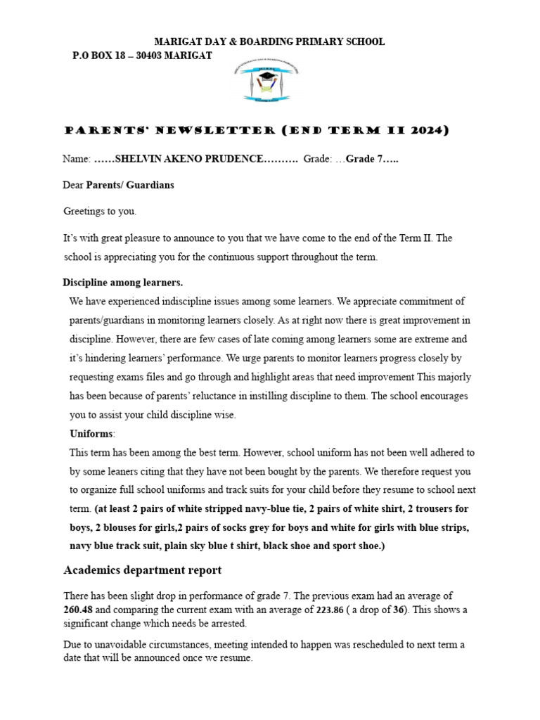 Grade 7 Final Reports Top 30 | PDF | Uniforms | Dress Codes