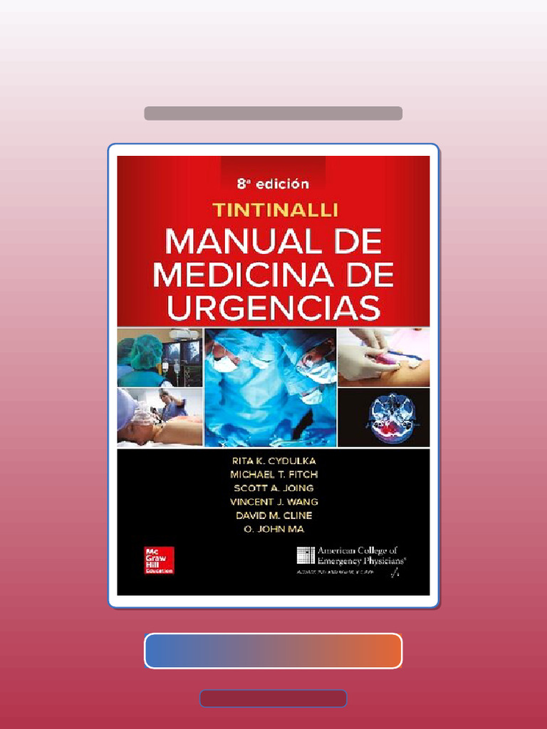 Test Bank for Tintinalli Manual de Medicina de Urgencias 8th Edition ...