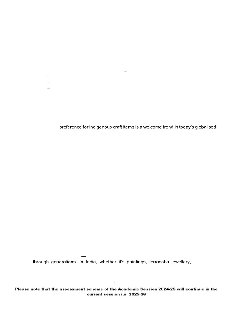 English Sample Paper | PDF | Crafts | Public Speaking