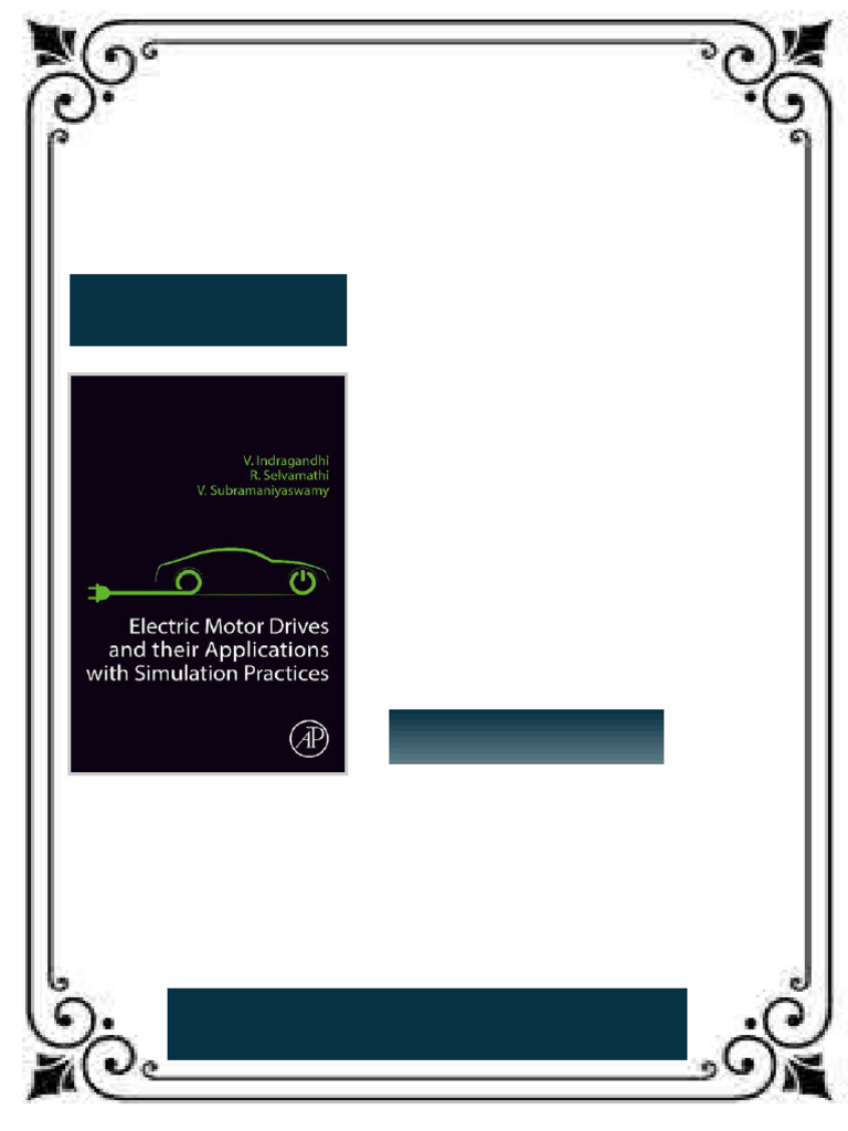 Electric Motor Drives and their Applications with Simulation Practices ...
