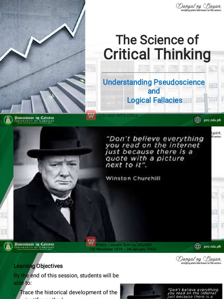 Critical Thinking in Science: Pseudoscience & Fallacies | PDF ...