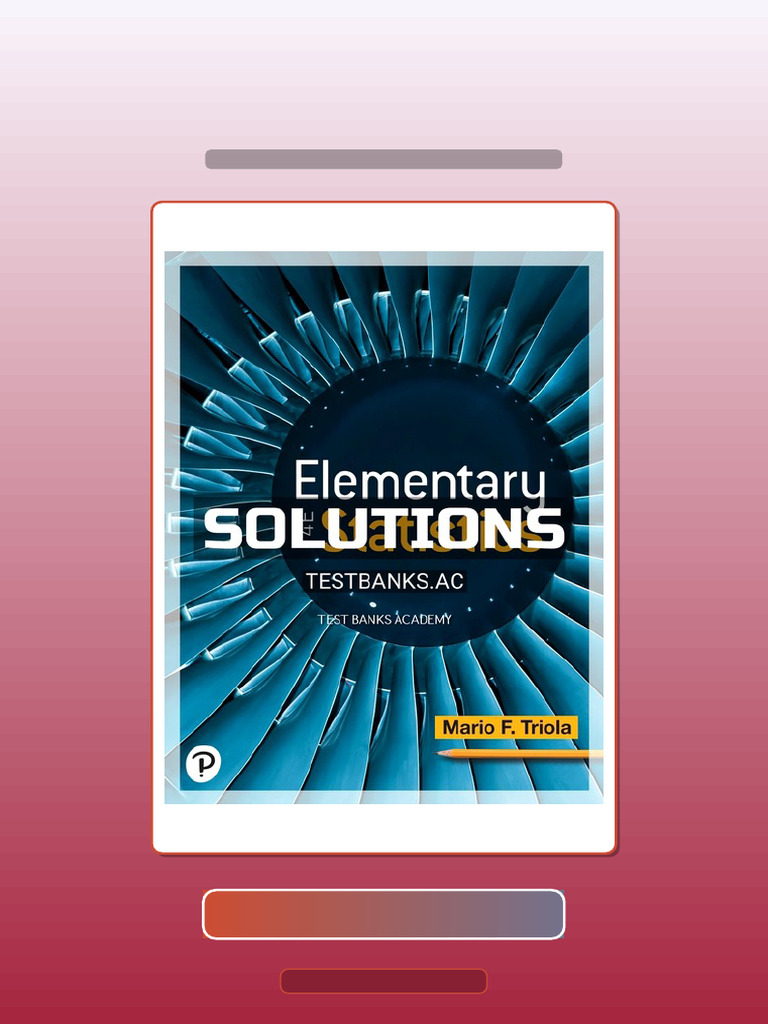 Test Bank for Elementary Statistics 14th Edition by Triola | PDF ...