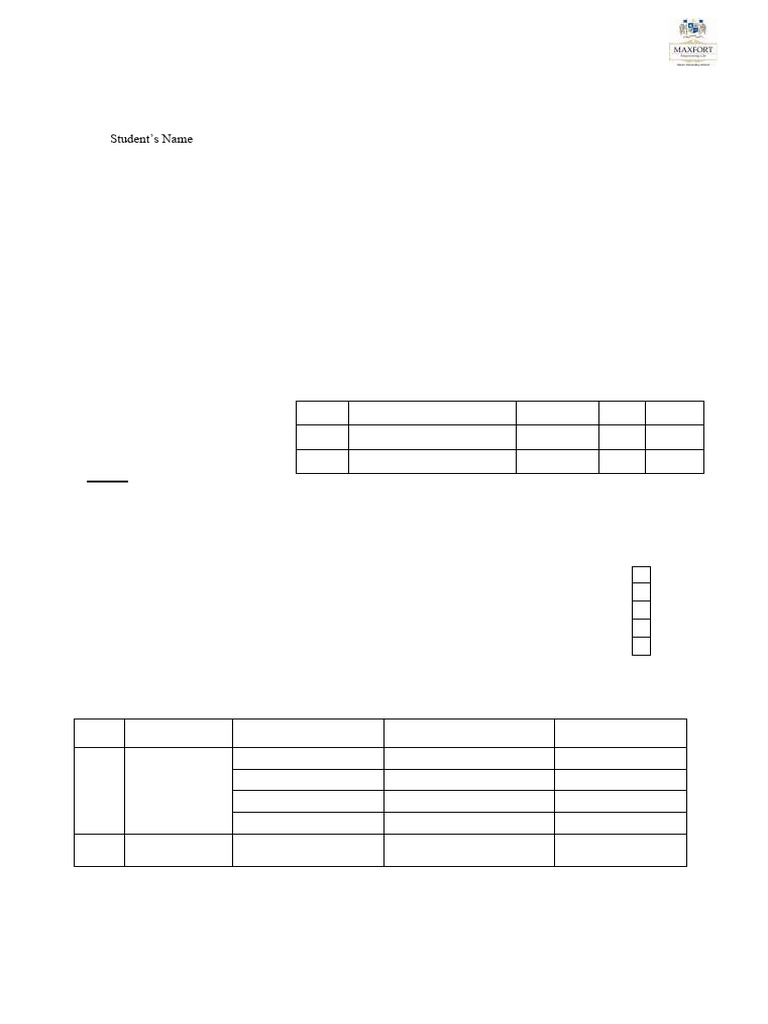 criteria form maxfort | PDF