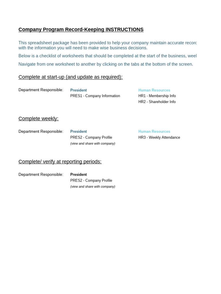 0.1.09 CP Record Keeping Tool | PDF | Equity (Finance) | Revenue