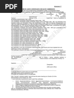 Caste Certificate Format for SC/ST Applicants | PDF | Government Of India
