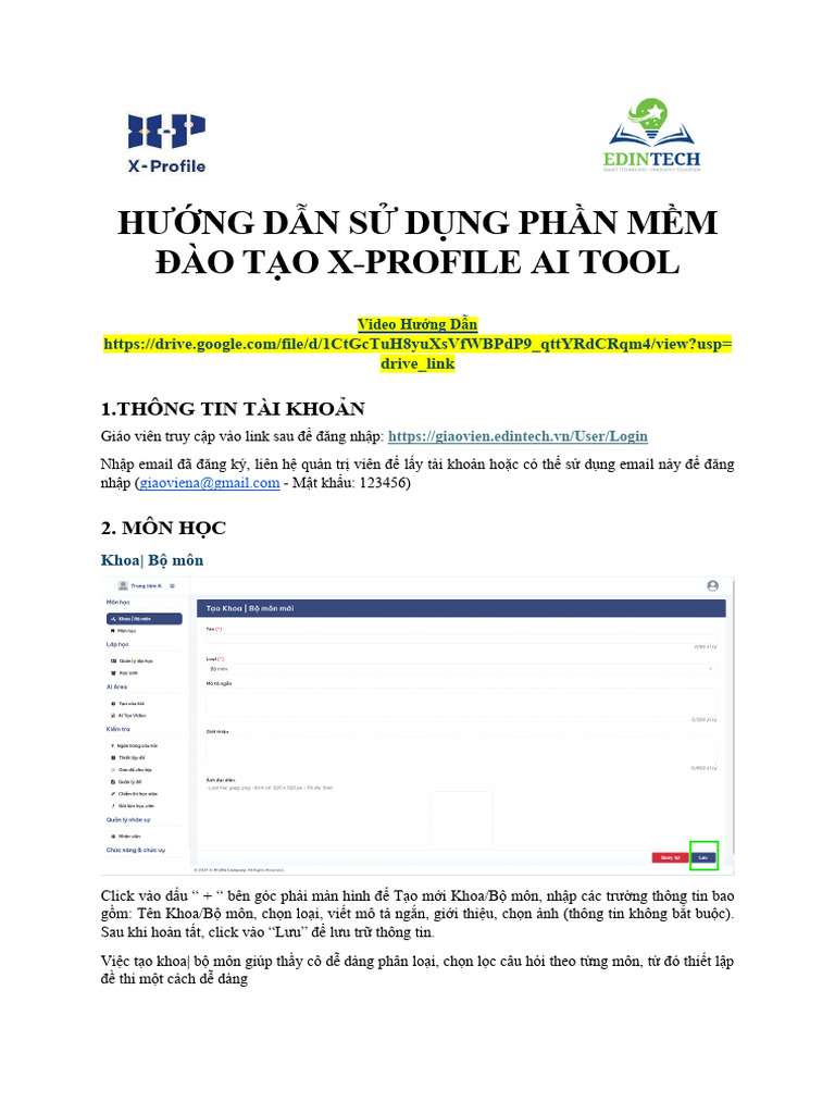 HDSD Phan Mem XP AITool | PDF