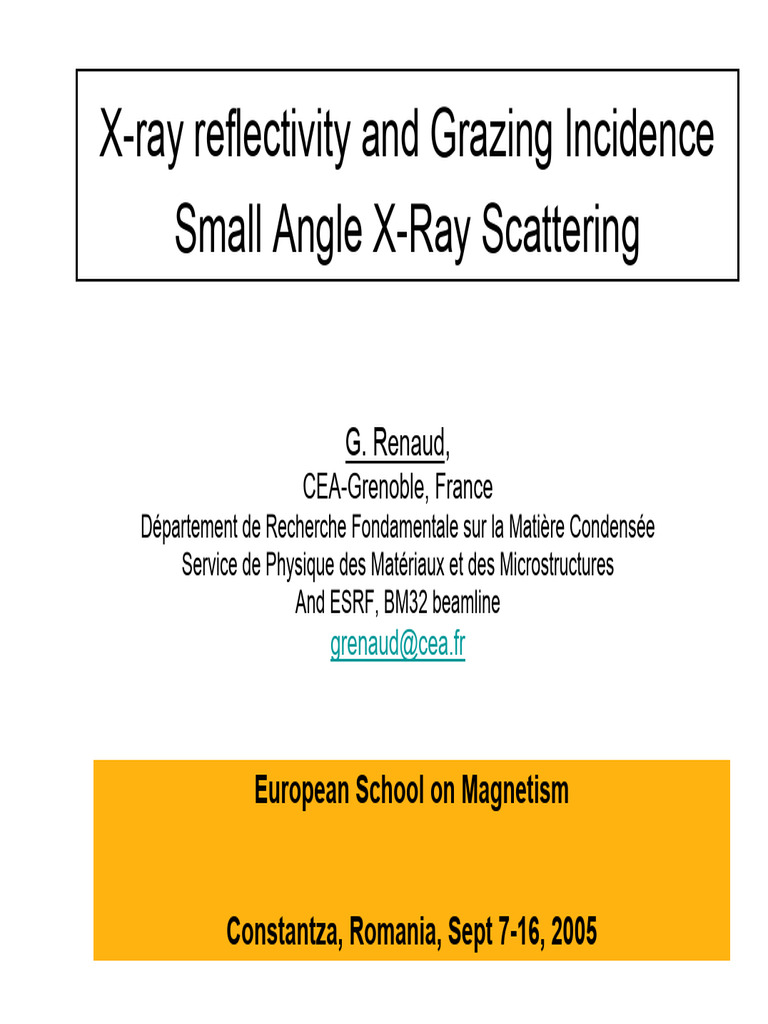 Renaud Slides | PDF | Thin Film | Optics