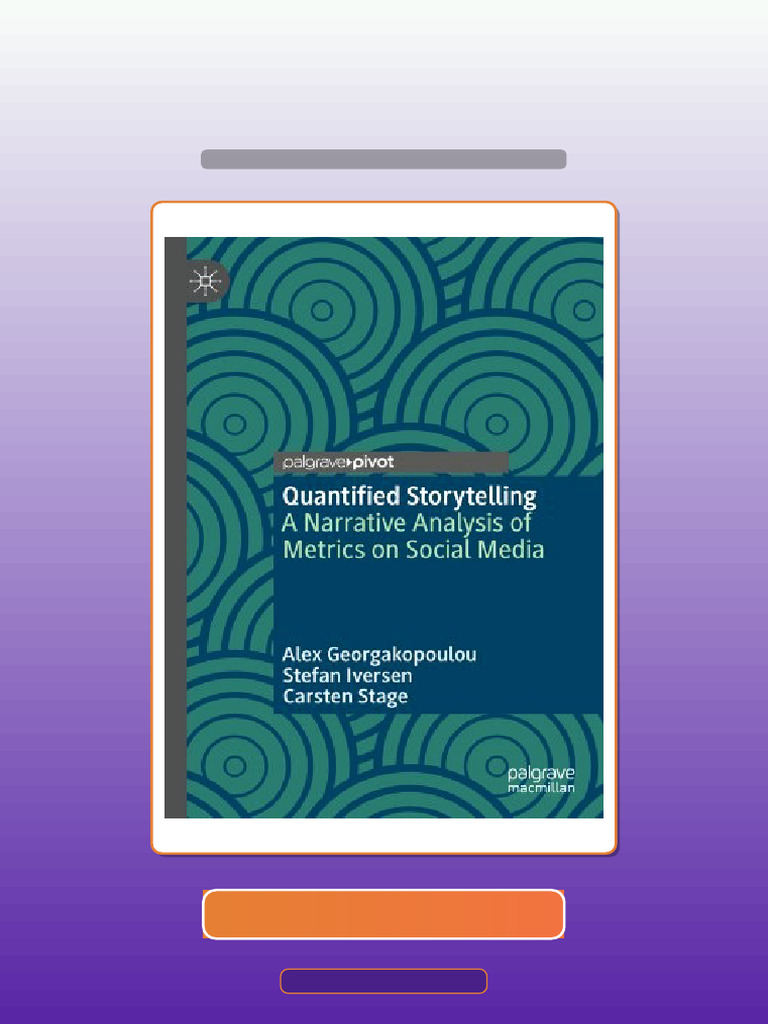 Test Bank for Quantified Storytelling a Narrative Analysis of Metrics ...