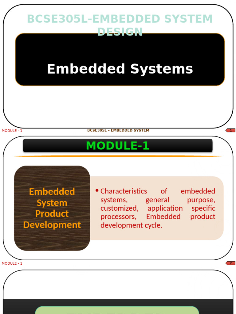ES Module1 Part1 | PDF | Embedded System | Digital Signal Processor