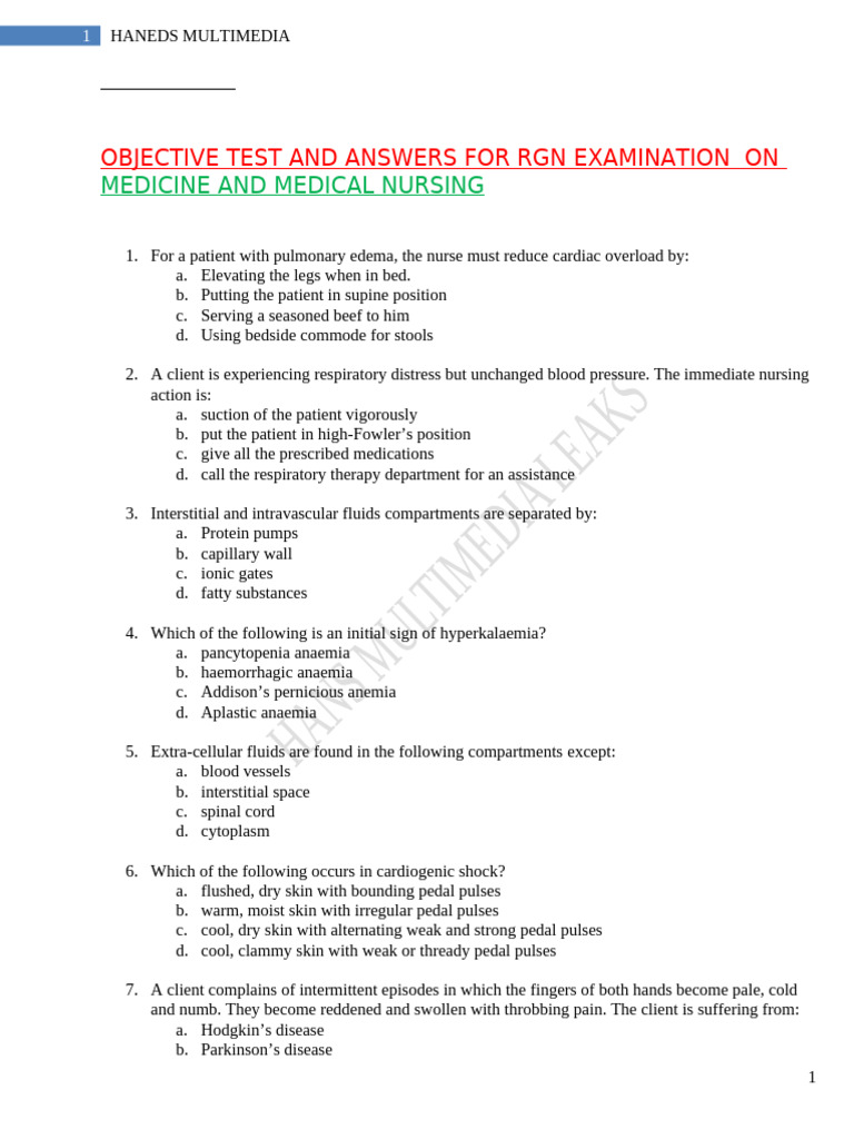 medi ques | PDF | Anemia | Ear