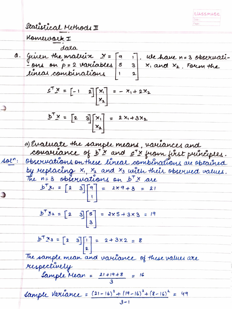Statistical Methods for Data Analysis | PDF